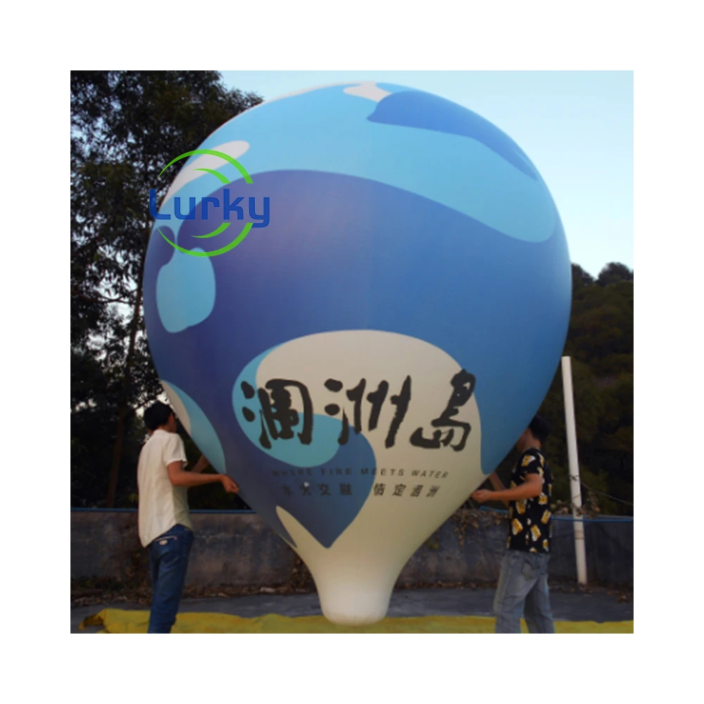 Decorative Commercial Inflatable Hot Air Balloon Customized Advertising ...