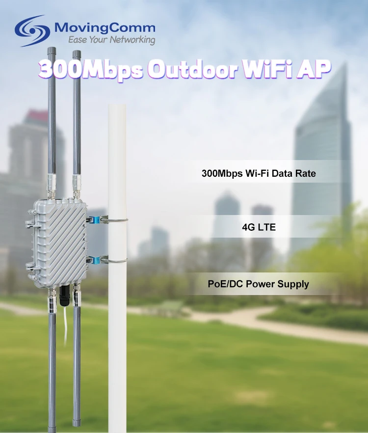 Metal Enclosure Access Point - 4G Outdoor CPE with Openwrt