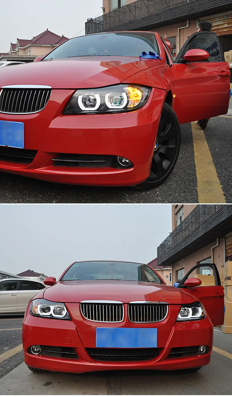Car Lights For Bmw E90 Headlight Projector Lens 3 Series 330i 320i ...