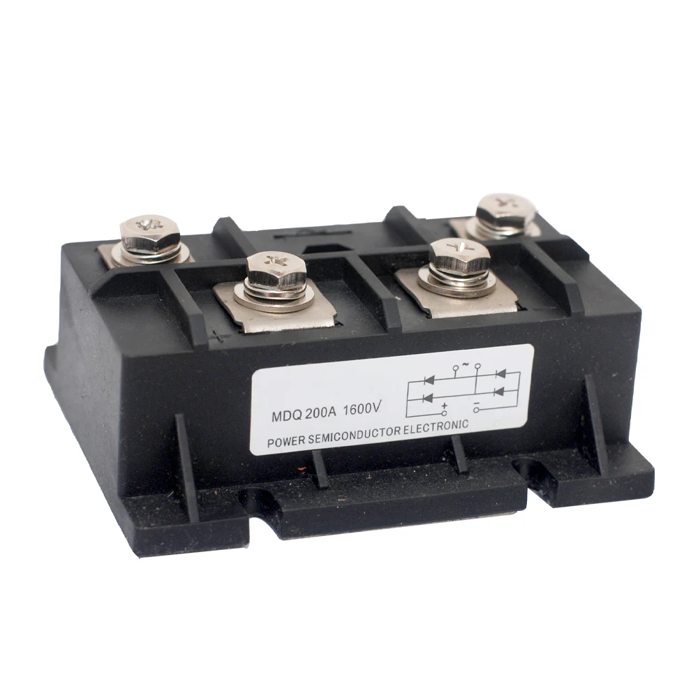 Power Semiconductor Single Phase Rectifier Bridge Modules Mdq200a - Buy ...