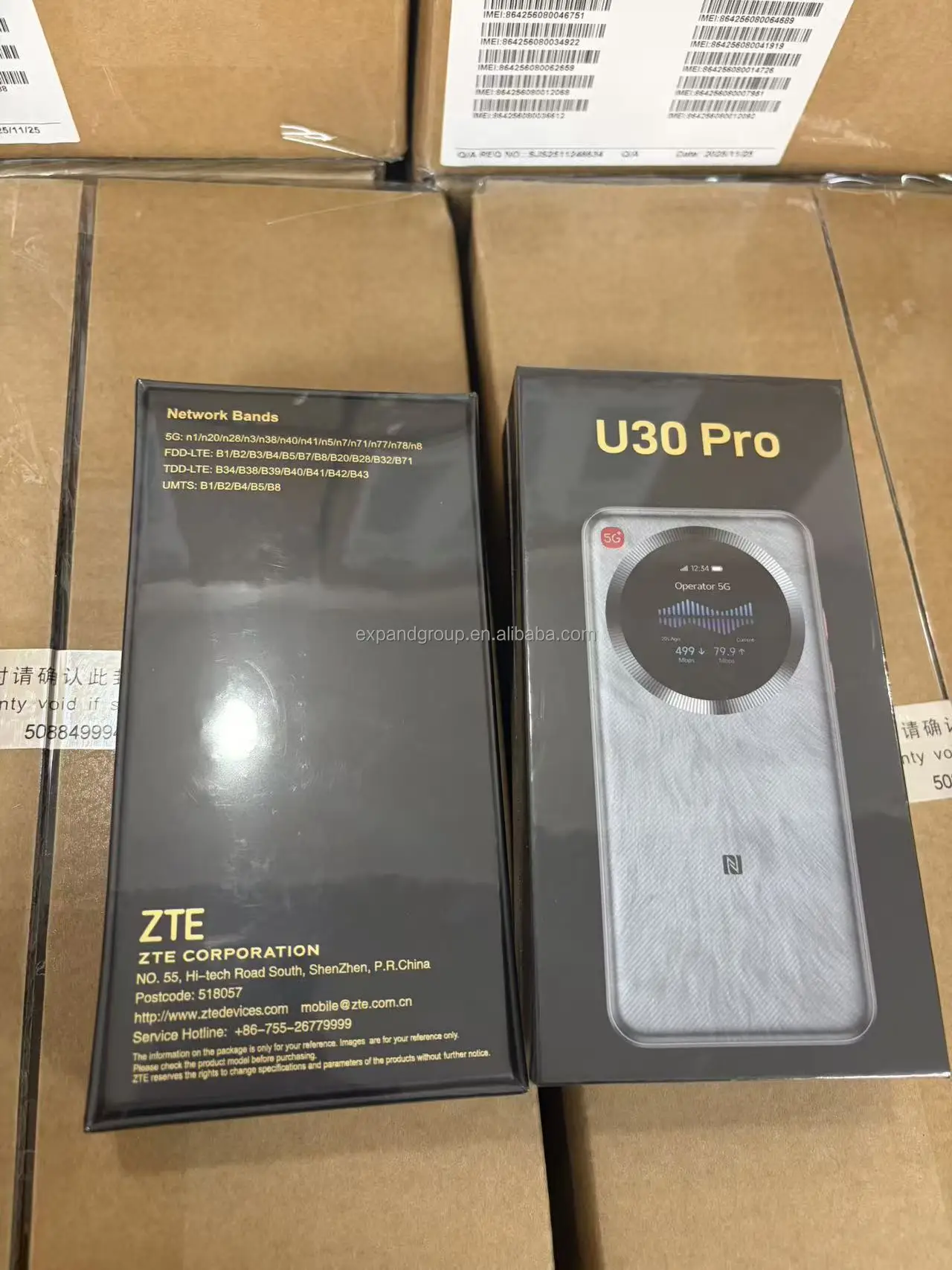 ZTE U30 PRO Dual Band 2.4G 5G Mobile Wifi Router Global Band 5g Sim Router NFC WiFi6 16 Devices ...