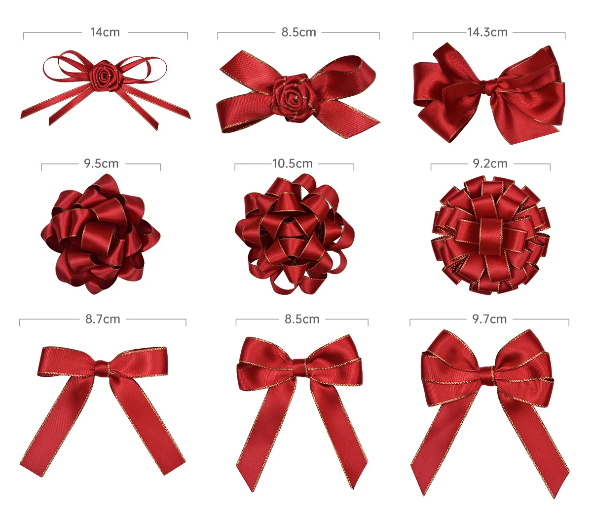 Yama Ribbon - Custom Decorative Pre Tied Elastic Bow