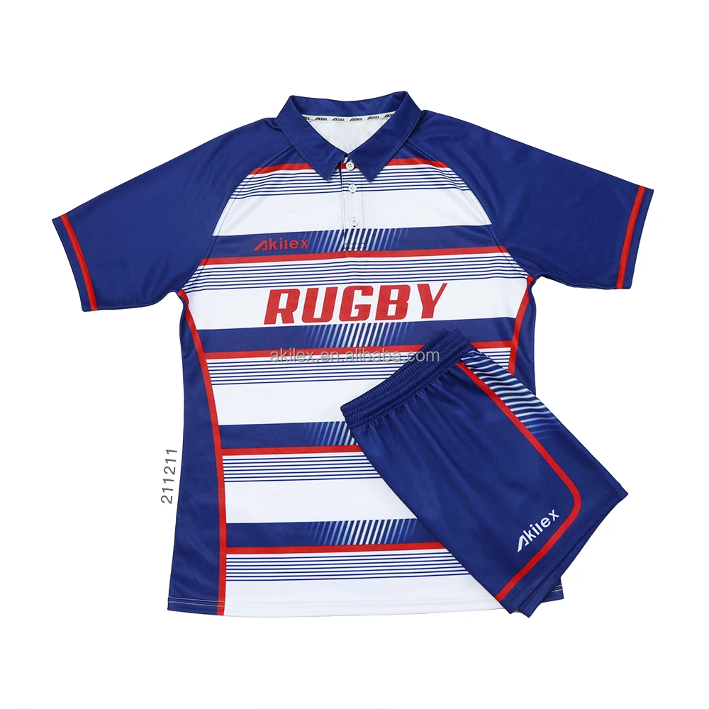 Akilex Rugby Jersey Design Wear Set Training Shorts Rugby Jersey Sets ...
