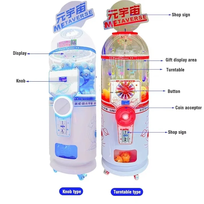 Mini Cute Gachapon Machine - 1-Year Warranty Gift Toy