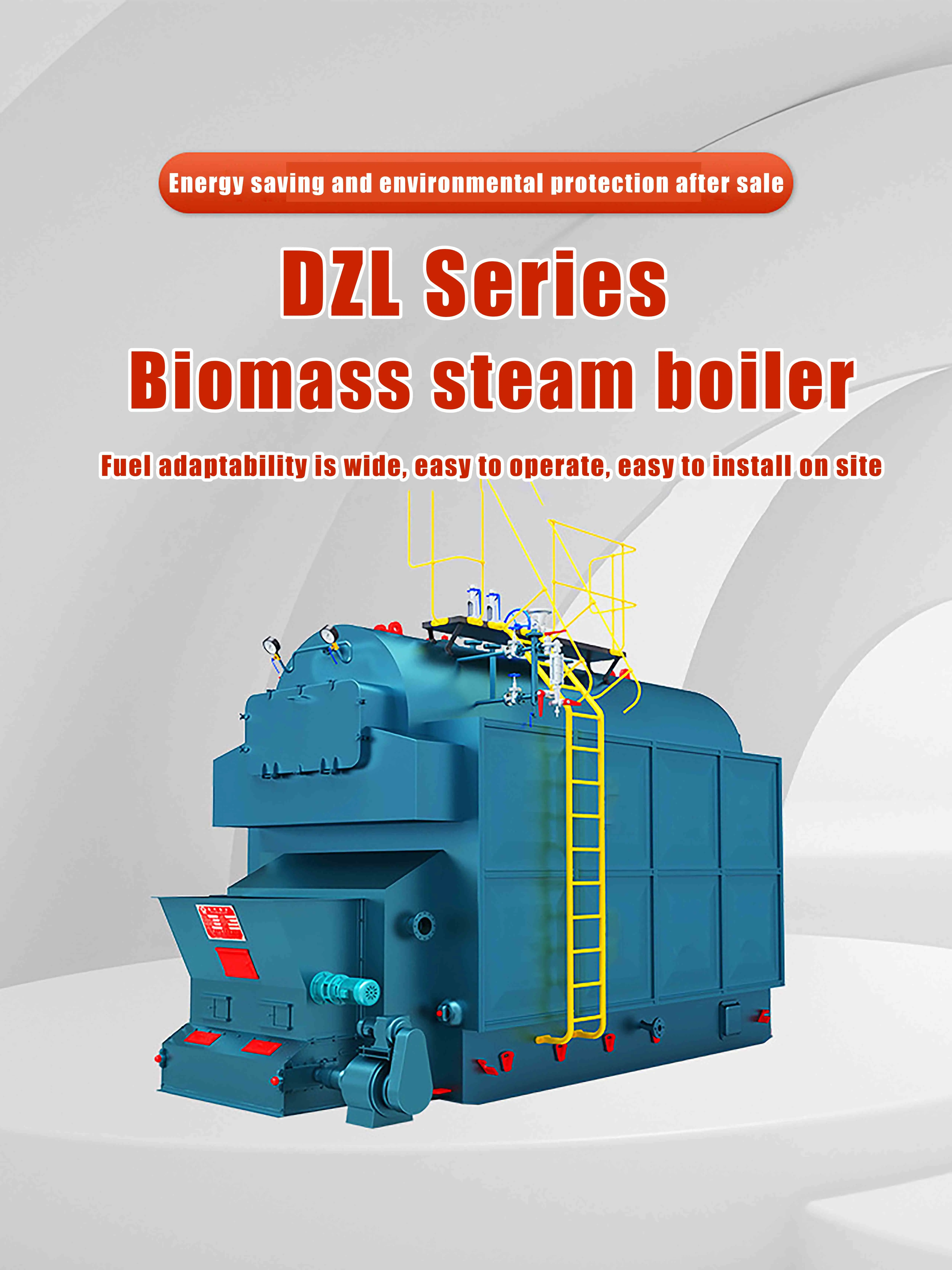 2 Tons Biomass Steam Boiler Particle Chain Grate Steam Boiler Generator ...