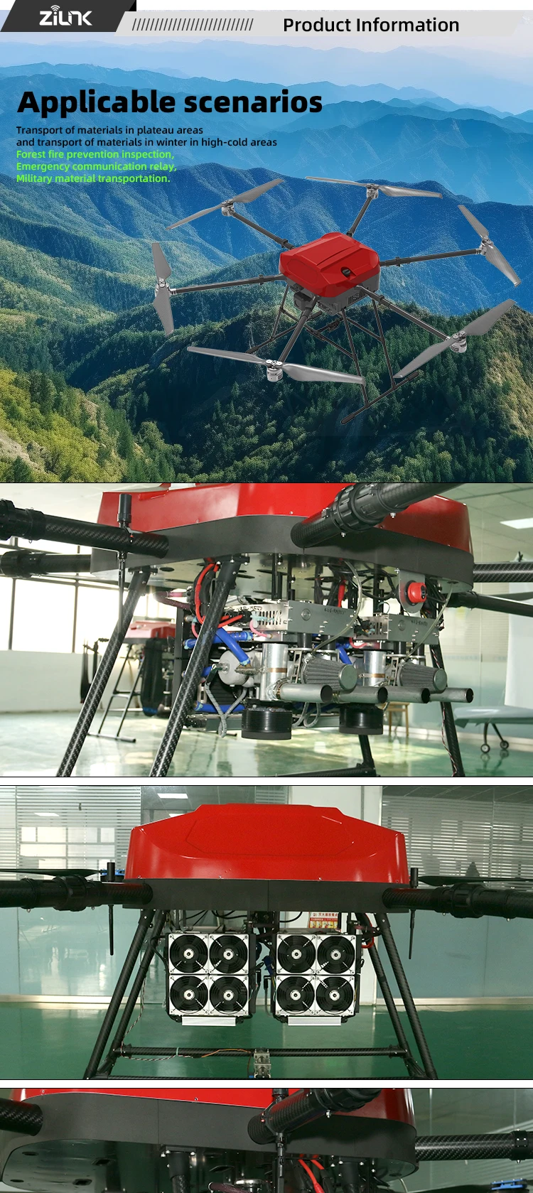 Wholesale New Function Forest Fire Fighting Agriculture Drone H416