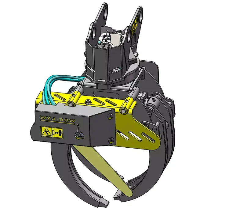 Electric Saw 60-550mm Grapple for Excavator - Tree Cutting & Trimming ...