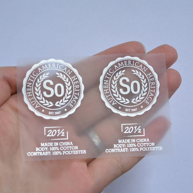 Logo Sticker Custom Logo Transparent Waterproof Vinyl Pvc Adhesive ...