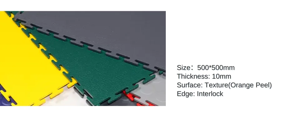 500*500 Mm Pvc Tile Interlock Pvc Flooring Visible Texture Surface 10 ...