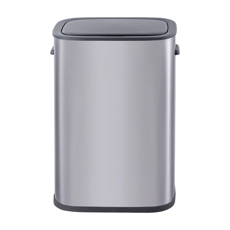 Rectangle Waste Bin - Durable Stainless Steel Trash Can