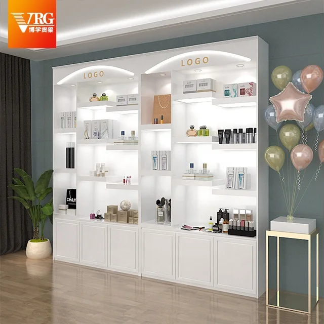 Cosmetics Display Cabinet Beauty Salon Barber Shop Mother And Baby Shop Product Shelf Customized ...