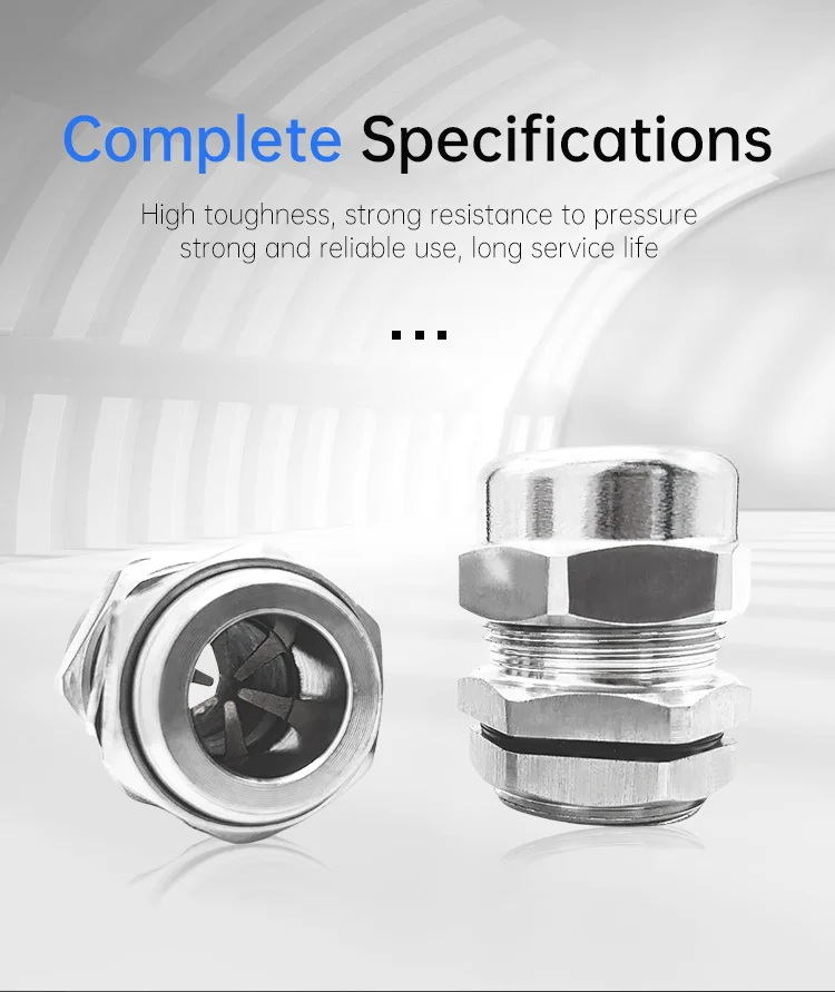 Stainless Steel Emc Cable Gland Electromagnetic Compatibility M16*1.5 ...