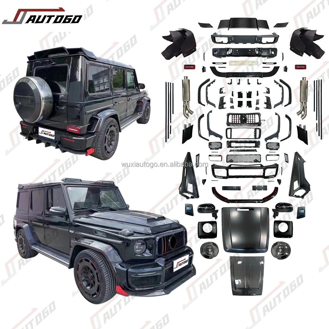 2023 New Design Carbon Fiber Body Kit For Benz G-class Wagon W463 B-brabus G63 G55 G350 G550 02 ...