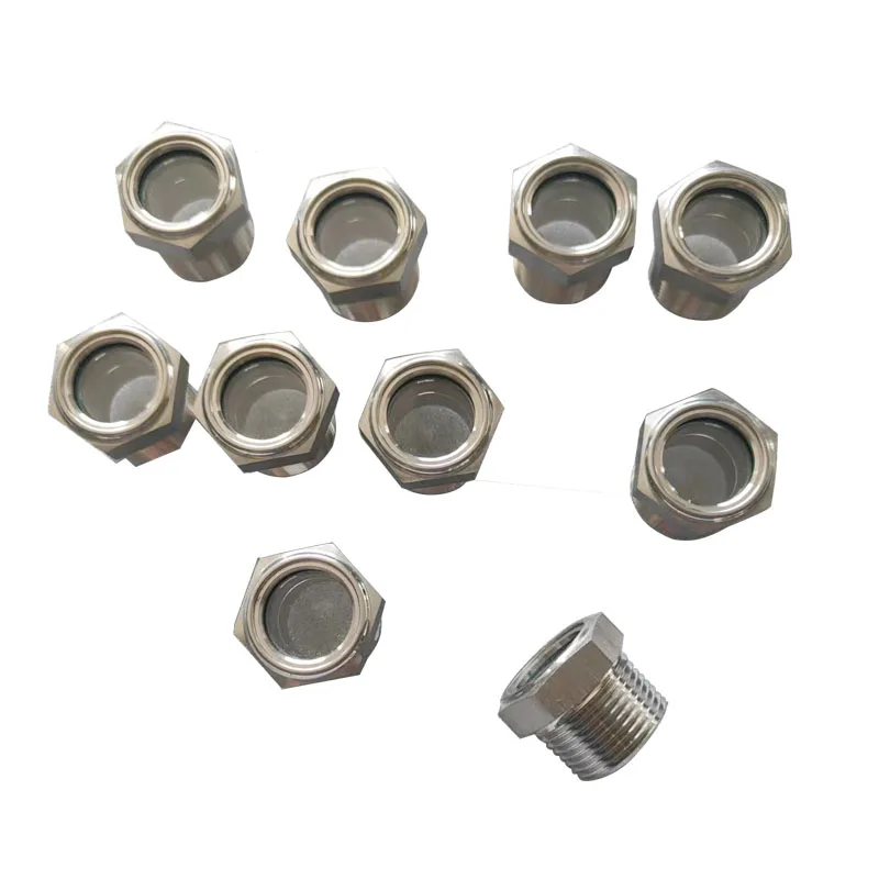 Hygienic Stainless Steel 304 316 BSP NPT Pipe Fitting View Window Male ...
