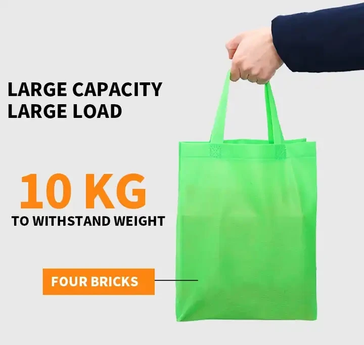 Eco Friendly Advertising Custom Black Reusable Clothe Non Woven ...