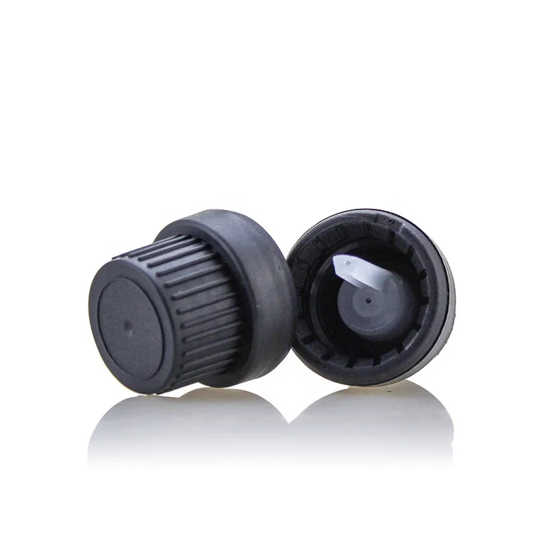 Alibaba.com: Euro Dropper Cap 18mm black tamper evident pilfer proof plastic screw cap with ...