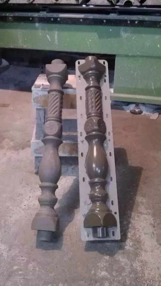 Plastic Concrete Baluster Fiberglass Silicone Mold Concrete Balustrade ...