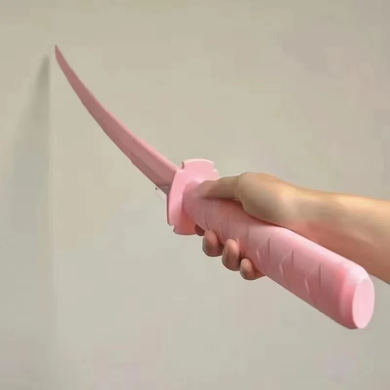 2023 3d Printing Retractable Samurai Toy Knife Pink Long Sword Samurai ...
