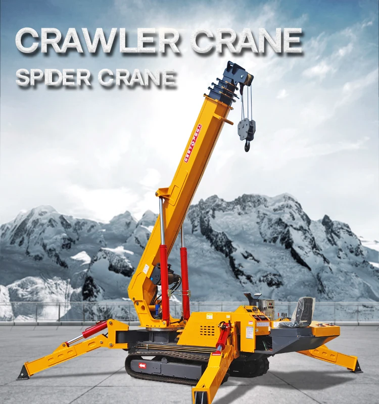 5 Tons 8tons Crawler Crane for Construction All-terrain Narrow Place ...
