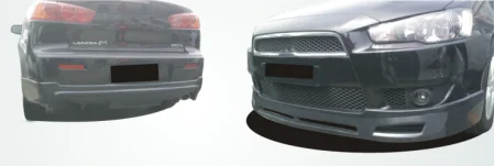 Auto Body Systems Wide Body Kit Pp Car Rear Diffuser Lip Bumper Part ...