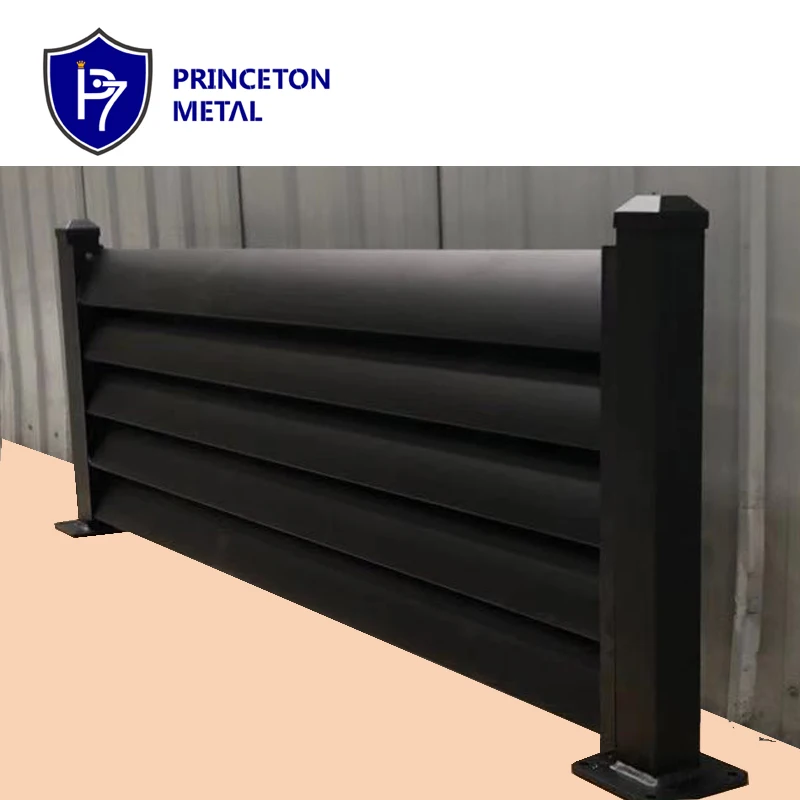 Factory Supply Aluminum Diy Radiator Fence Vertical Blade Semi Privacy ...