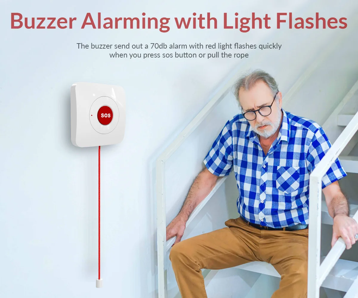 Small Life Wifi Emergency Panic Button , Portable Personal Life Alert ...