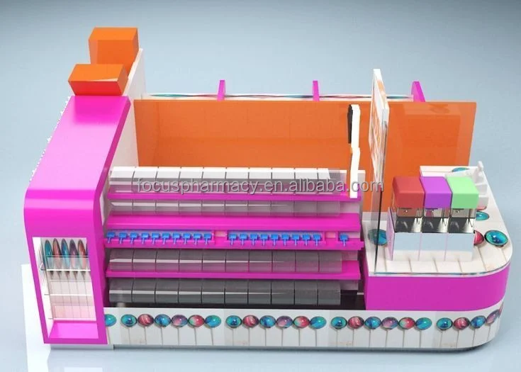 Modern Candy Kiosk for Retail Display in Luxury Shopping Malls ...