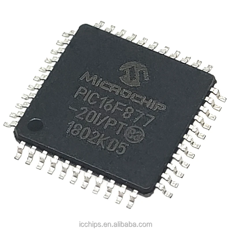 BOM IC integrated circuitPIC16F877-20I/PT 16F877 QFP44 microcontroller chip microcontroller ...