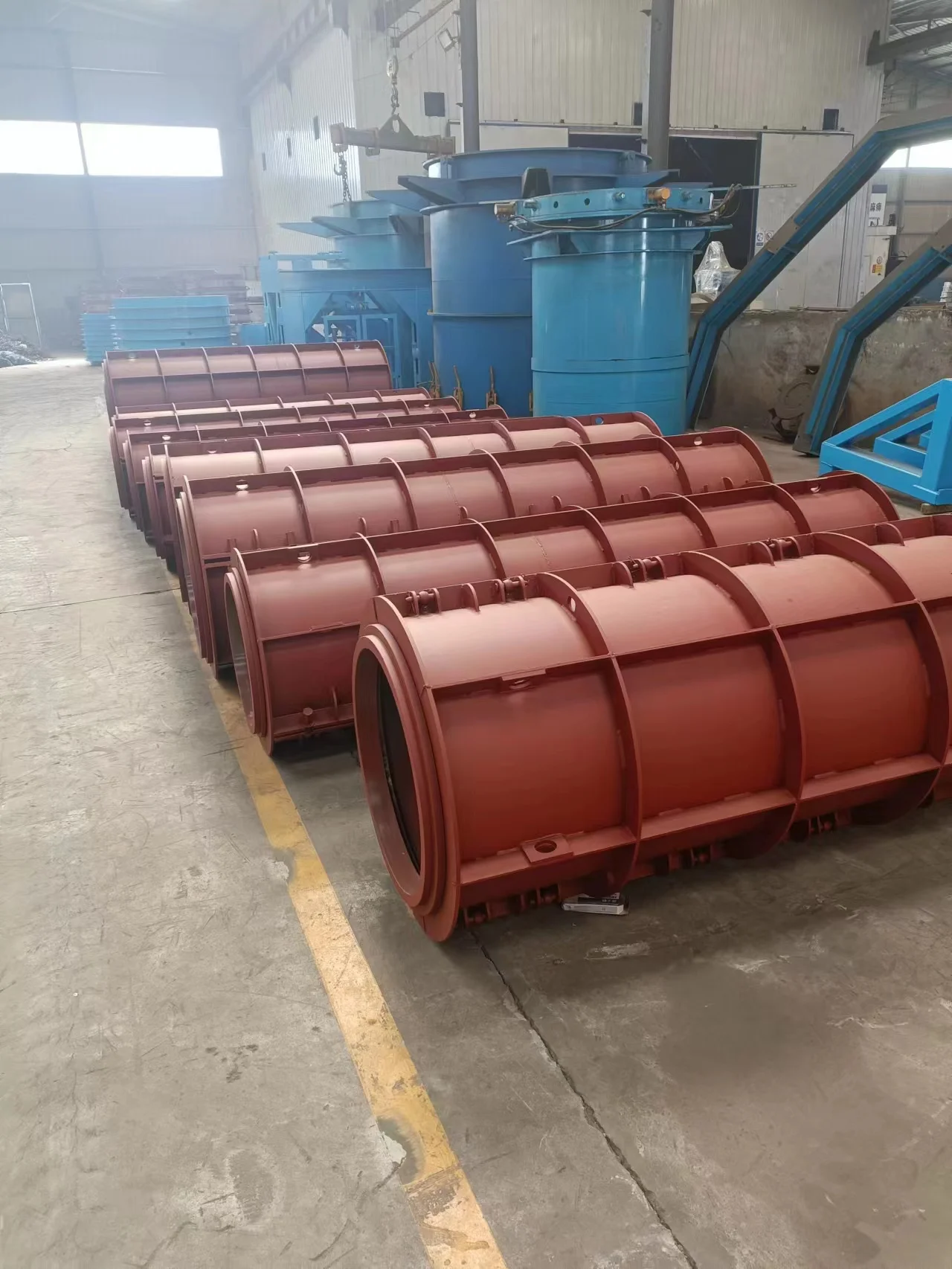 RCC Precast Roller Suspension Cement Concrete Pipe Machine