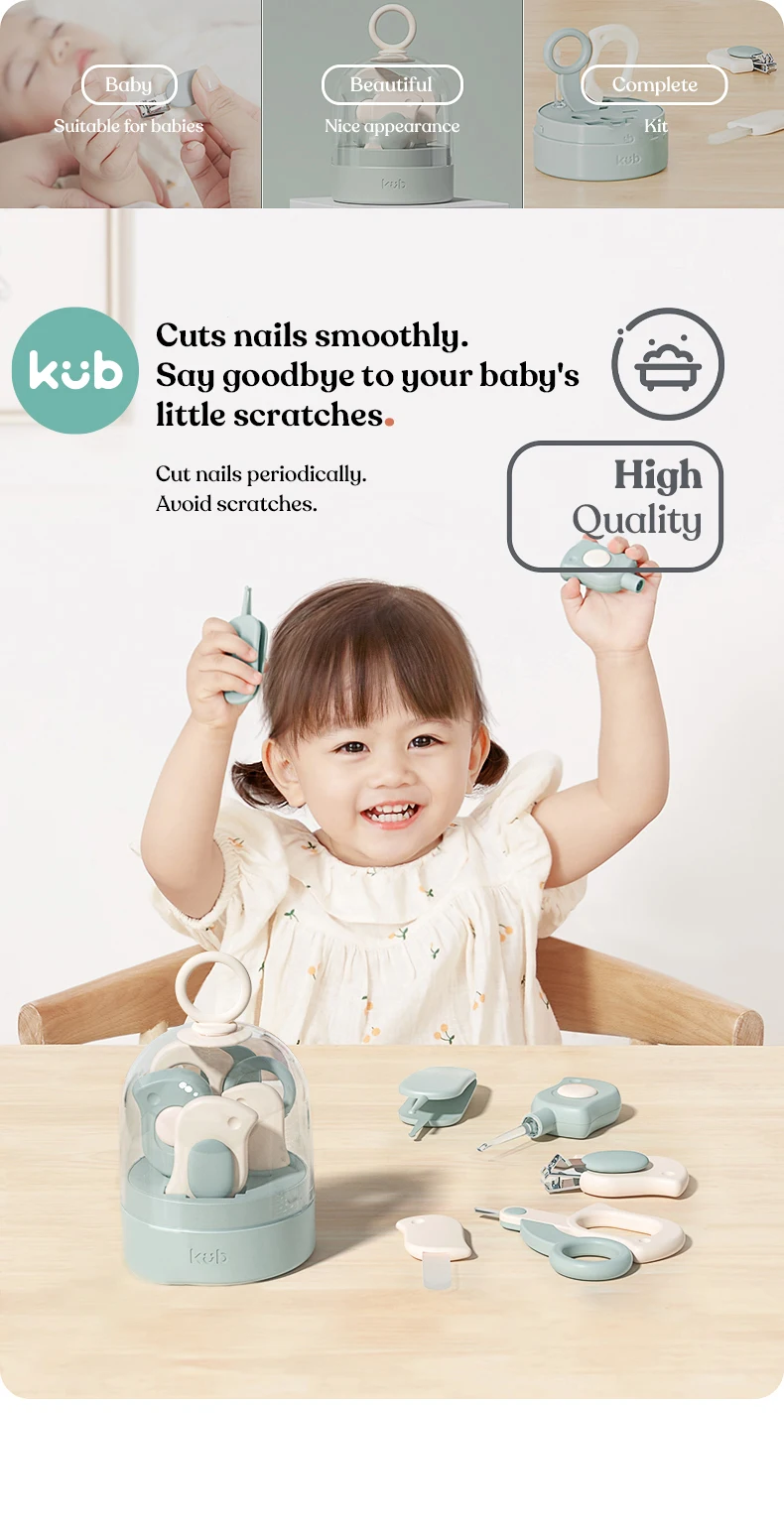 Kub Baby Products Wholesale Baby Nail Care Kit Children Kids Newborn ...