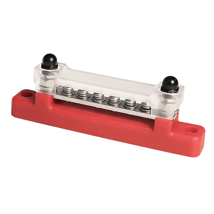 150a Red Bus Bar With M8 Stud For Car Vehicle Rv Truck - Buy 150a ...