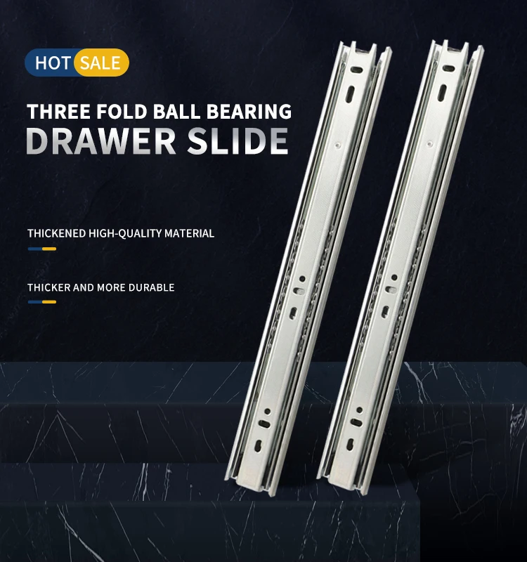 Steel Cabinet 45mm Rail On Ball Bearing Heavy Duty Drawer Slides ...