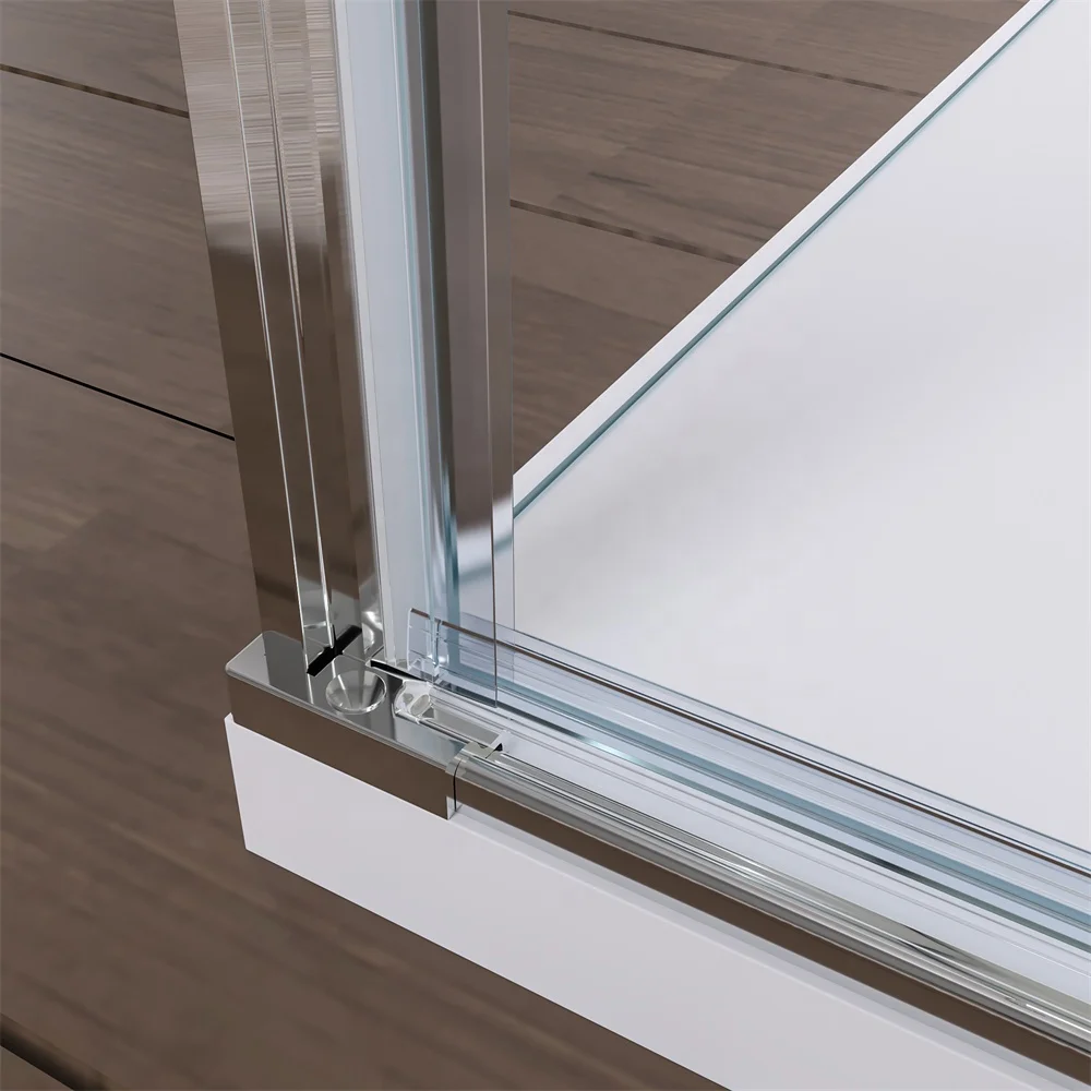 定制铝型材框架步入式淋浴房圆形枢轴门浴室淋浴间房间淋浴房 - Buy 90x90方形淋浴房门,小型淋浴房,简单的设计，透明玻璃淋浴房 ...