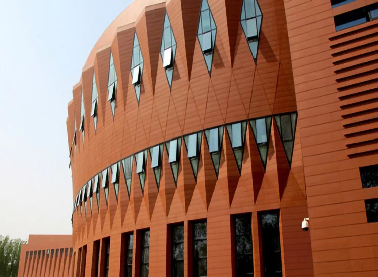 Terracotta Wall Cladding Tiles Terracotta Curtain Wall Exterior Facade ...