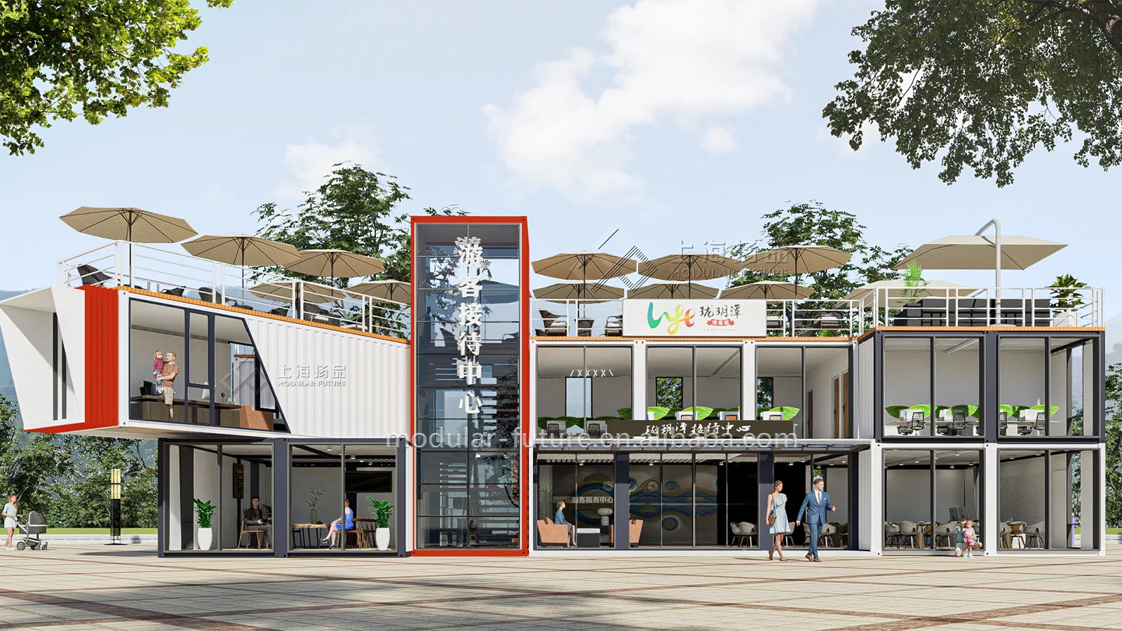 Modular Future Structure Industrial Warehouse Workshop Container ...