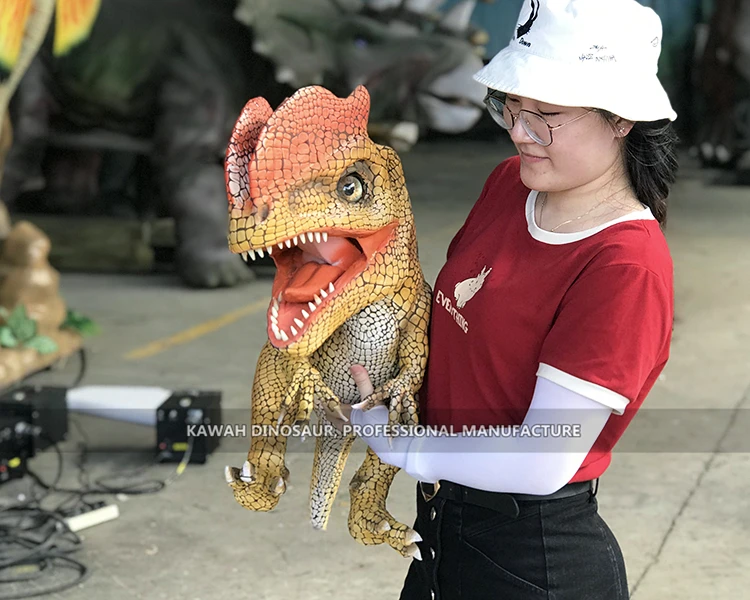 Lifelike Cute Baby Dragon Puppet Dinosaur Hand Puppet