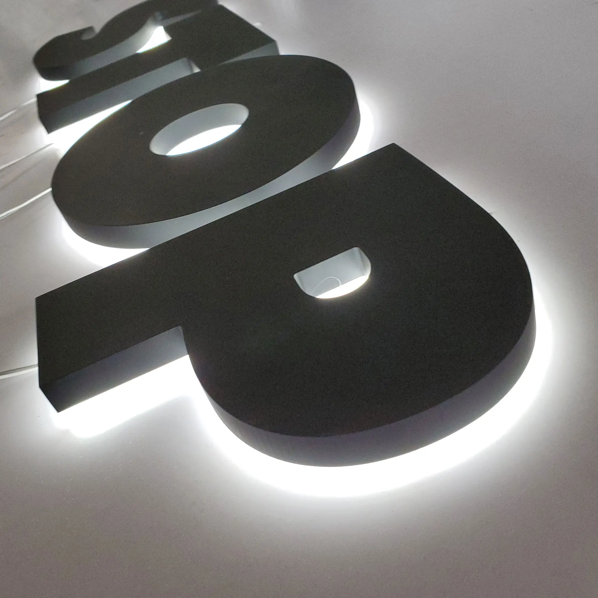 Outdoor Signage Waterproof Acrylic Backlit Led Letter Sign Wall Led ...