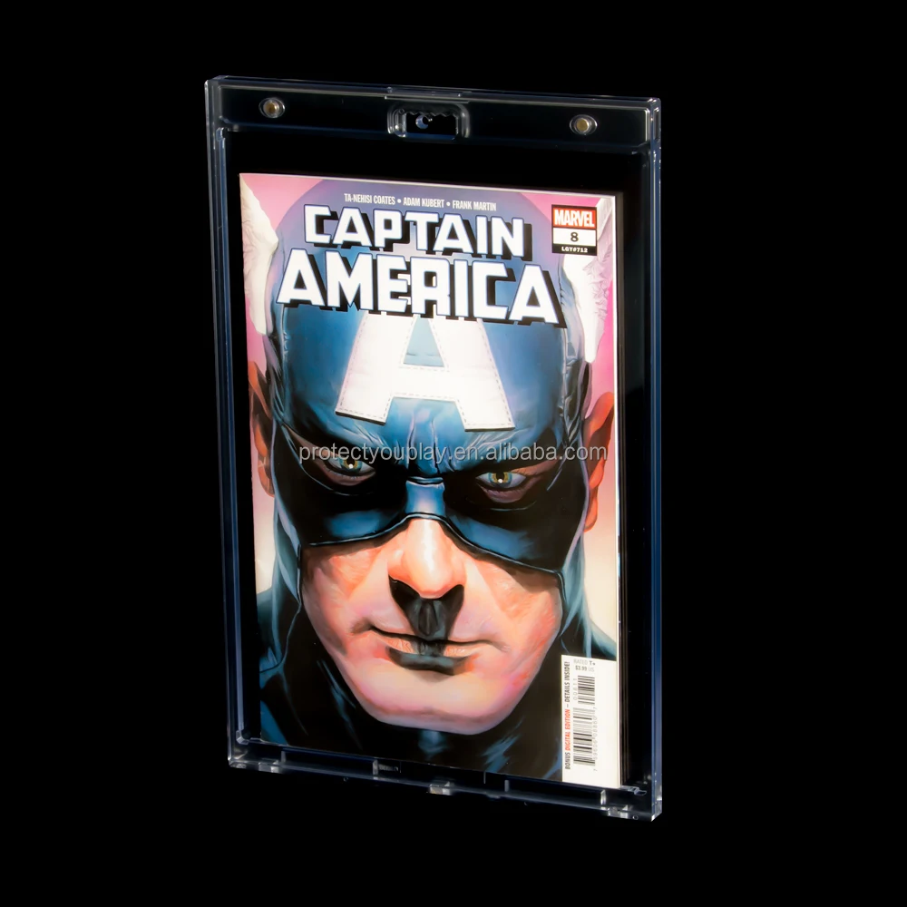 UV Resistant Premium Quality Clear One Touch Comic Book Frame Display ...