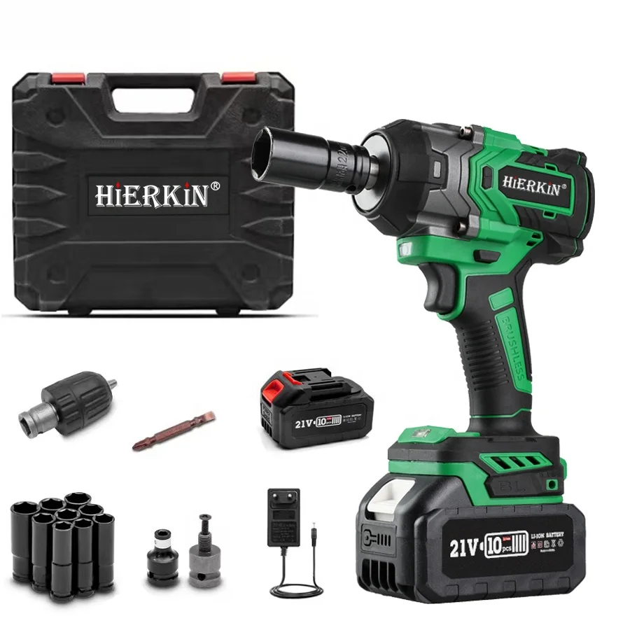 850N.m torque wheel spanner lithium electric spanner set Power tool ...