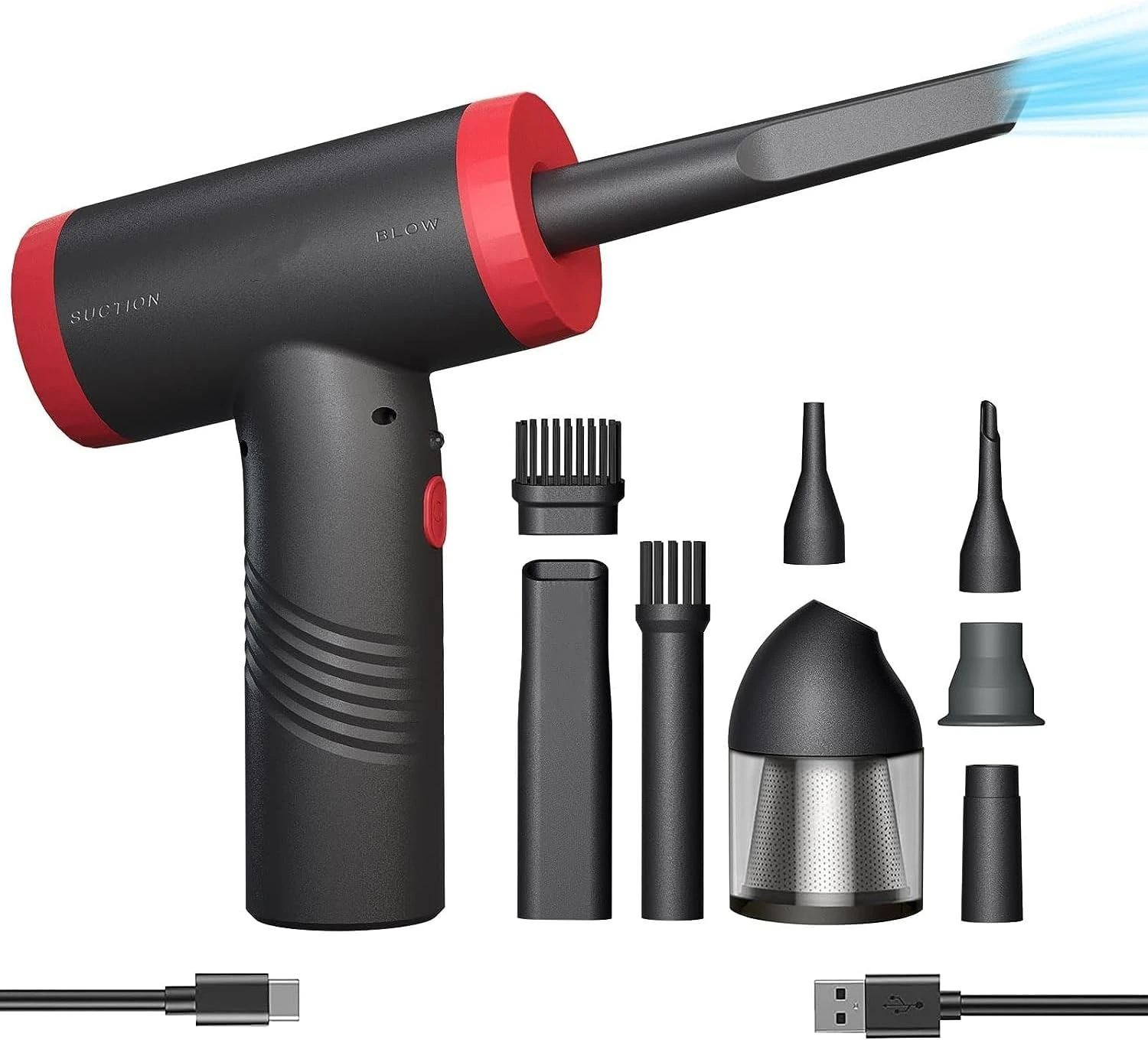 New Idea 2024 HOT 2 in 1Car Vacuum and Blower Cordless Suction Magic ...