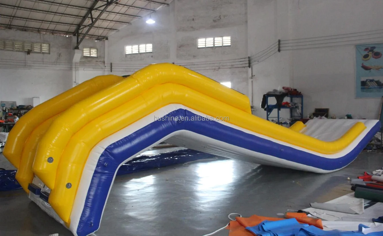 Customized Water Slider Water Play Equipment Waterslide Inflatable Dock ...