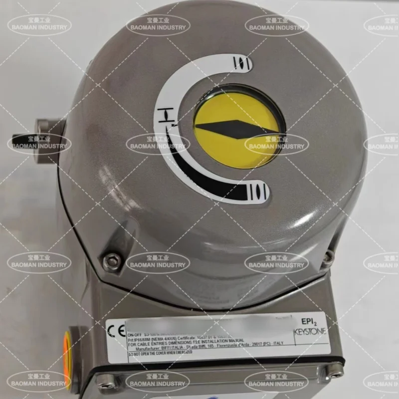 Keystone CompoSeal Resilient Seated Butterfly Valve with Manual ...