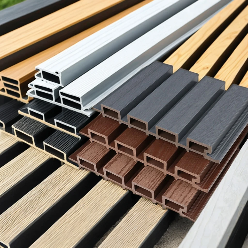 Outdoor WPC Wall Panel with Marble Effect Decking decking outdoor wpc ...