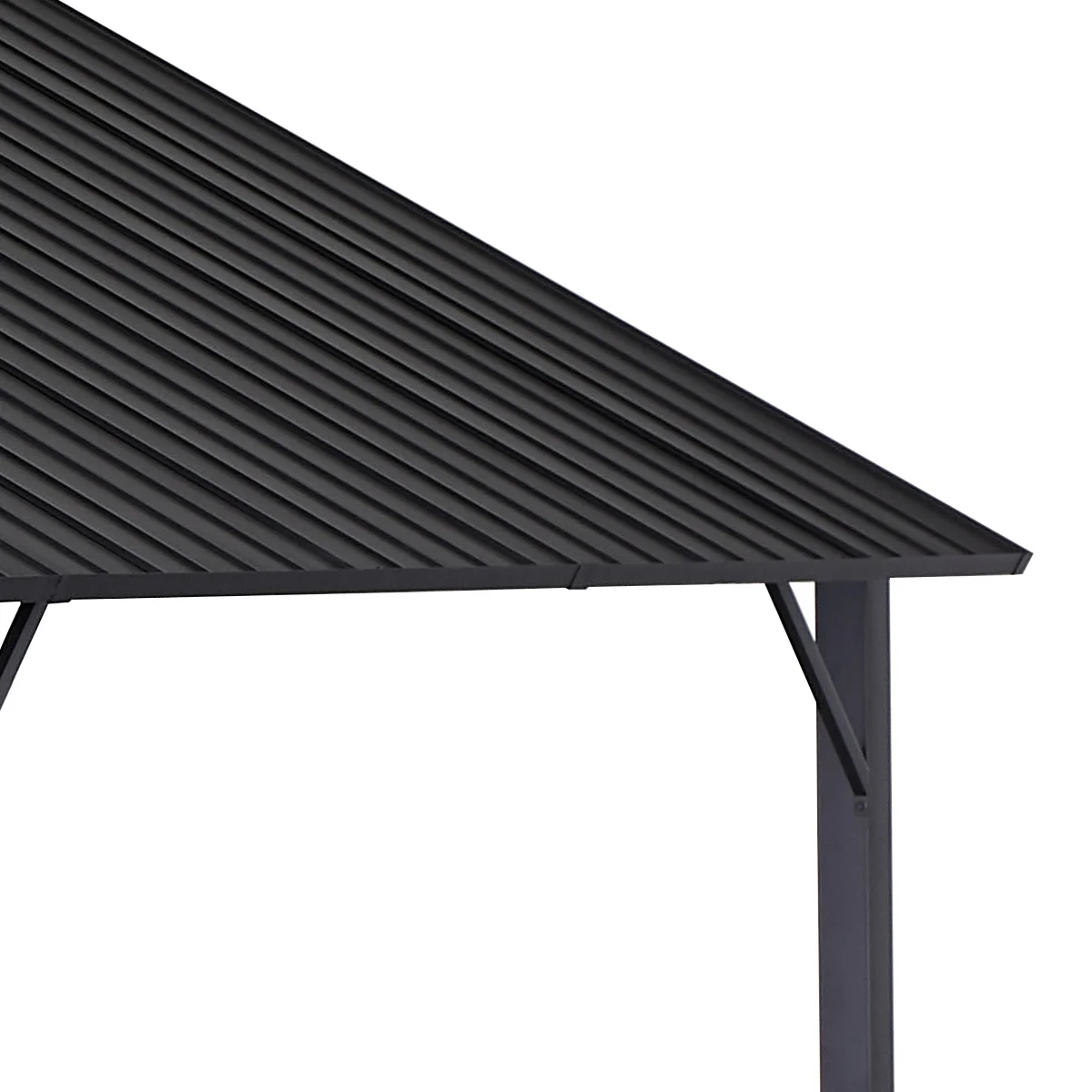 10x20 Galvanized Steel Canopy - Durable & Waterproof Pergola
