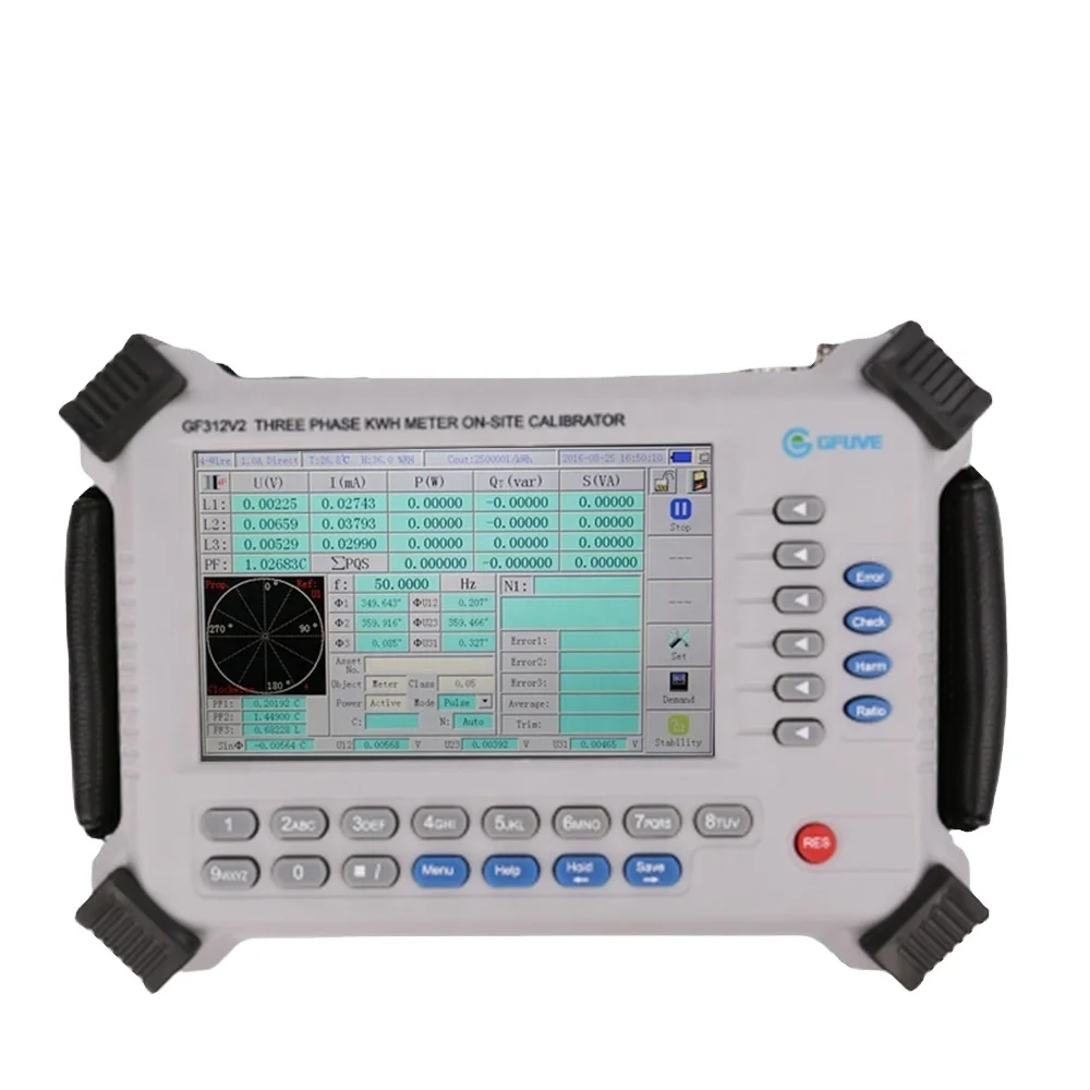 GF312V2 PORTABLE THREE PHASE MULTIFUNCTION WATT-HOUR METER CALIBRATOR ...