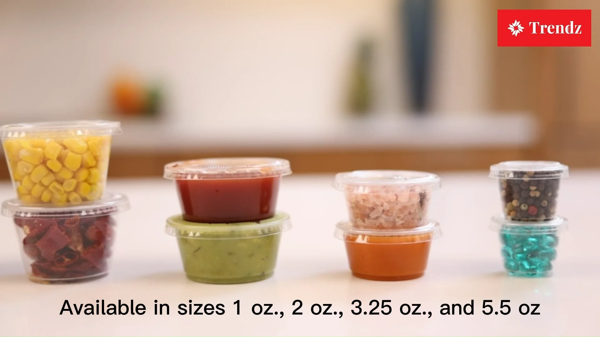 0.75 Oz 1 Oz 1.5 Oz 2 Oz 2..5 Oz 3.25 Oz 4 Oz 5.5 Oz Disposable Plastic ...