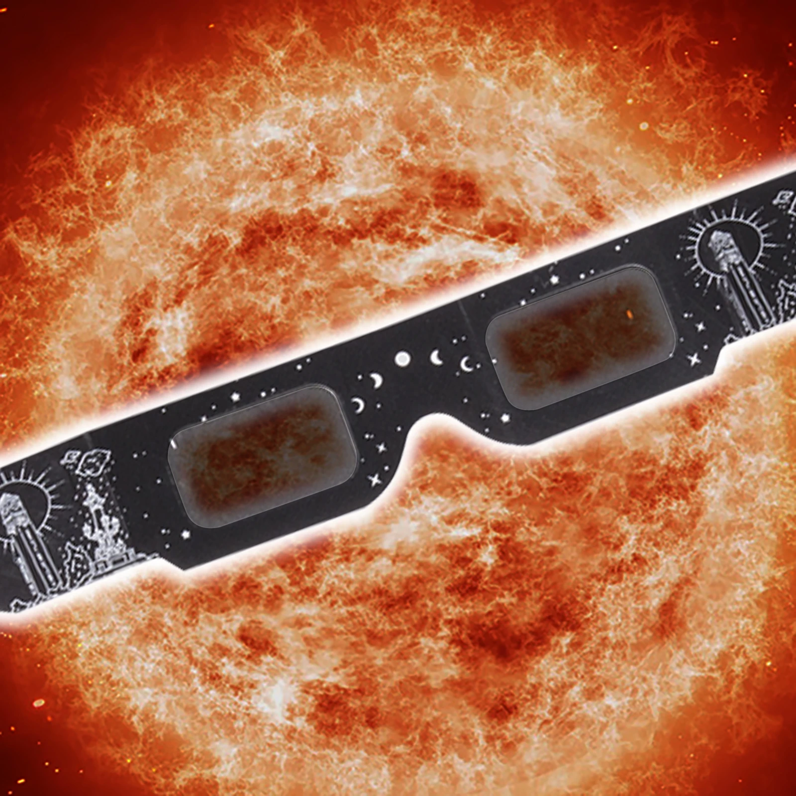 Solar Eclipse Glasses For Safe Solar Viewing - Premium Ce And Iso ...