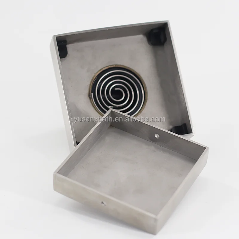 Bathroom Drain Brushed SUS304 Concealed Floor Drain Insert Factory ...