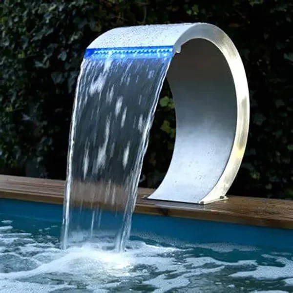 Swimming Pool Water Blade Waterfall - Acrilica Piscinas