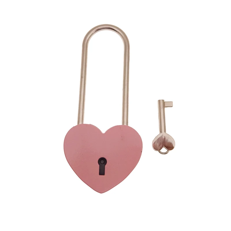 Wholesale Metal Cute Large Heart Padlock Lover Locks with Key for ...